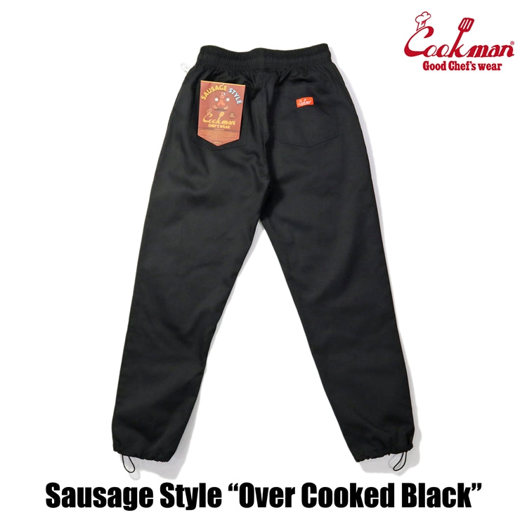 Cookman Chef Pants - Sausage Style : Over Cooked Black – Cookman USA