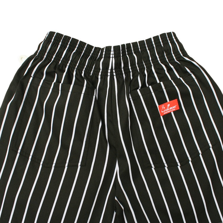 Cookman Chef Short Pants - Stripe : Black – Cookman USA