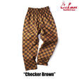 Cookman Chef Pants - Checker : Brown - Cookman