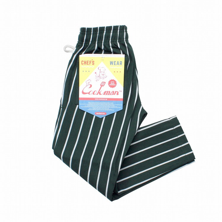 Cookman Chef Pants Kids - Stripe : Dark Green - Cookman